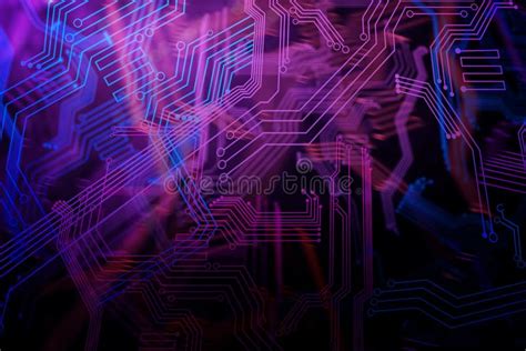 Digital Circuit Wallpaper Stock Illustration Illustration Of Chip