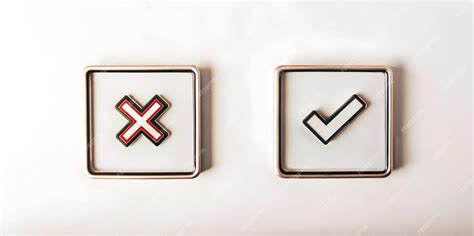 3d Flat Icon As Checked Checkbox And Unchecked Checkbox Symbolizing Completion And Neglect With