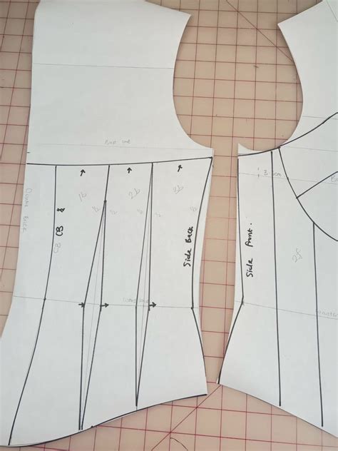 detailed how to draft a corset pattern corsetpattern