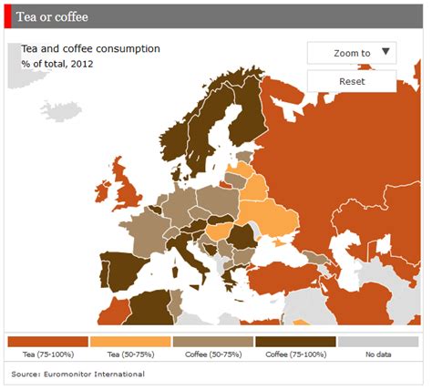 Tea/Coffee divide in Europe Science Infographics, Old Maps, City Maps ...