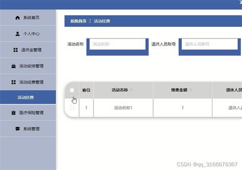 Nodejsvueelementui企业离退休人员管理系统element项目实现人员管理 Csdn博客