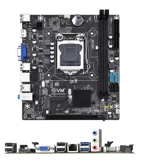Buy Evm Motherboard H81jel Ddr3 With Nvme Slot Socket 1150 For 4th Gen Intel Core I7