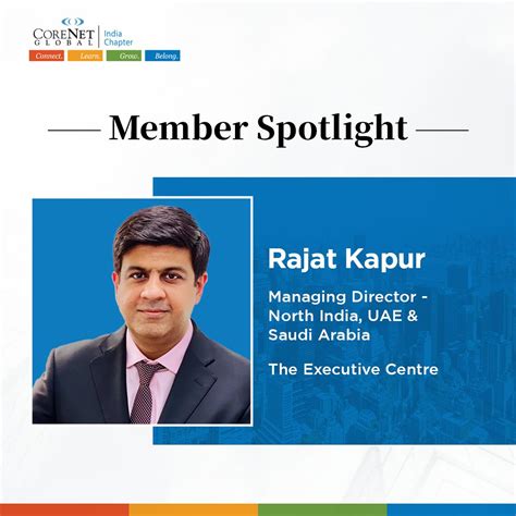 Corenet Global India Chapter On Linkedin Memberspotlight Cng
