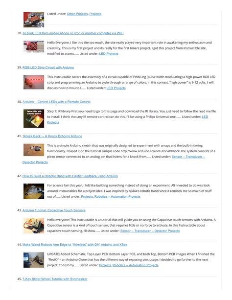 Advanced View Arduino Projects List Use Arduino For Projects 4 Pdf