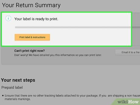 Simple Ways To Print An Amazon Return Label Steps