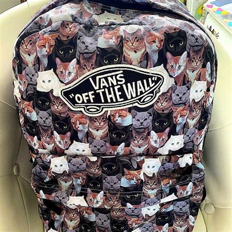 Vans Cat Backpack Vans Patterned Backpack Cat Backpack