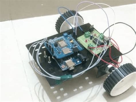 this wi fi controlled robot can be controlled from anywhere using the