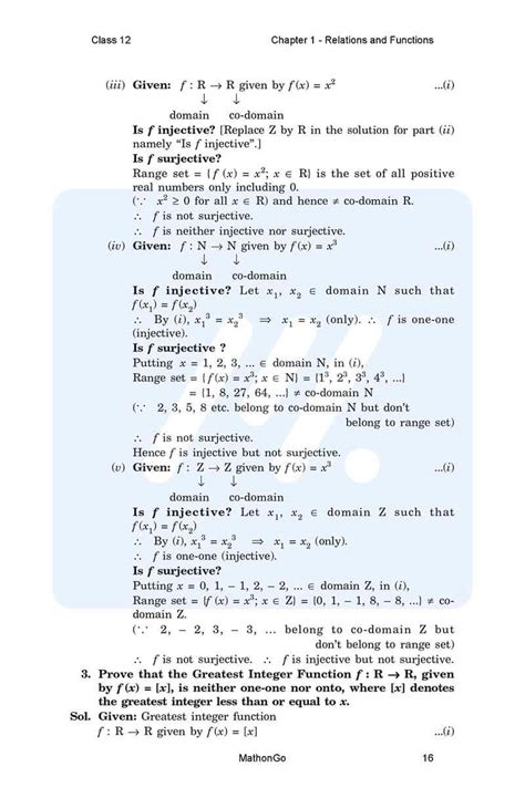 Ncert Solutions For Class 12 Maths Chapter 1 Exercise 12 Mathongo
