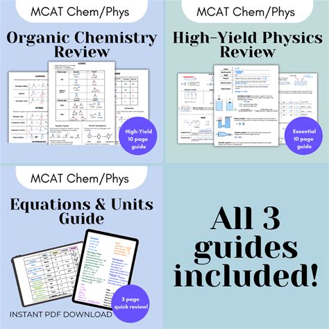 Chemphys 3 In 1 Bundle Erica Mcat Tutor