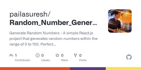 Github Pailasureshrandomnumbergenerator Generate Random Numbers