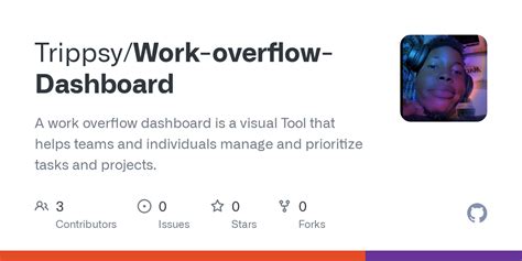 Github Trippsywork Overflow Dashboard A Work Overflow Dashboard Is A Visual Tool That Helps