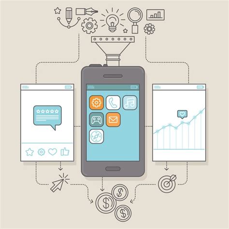 App Monetization And Mobile Marketing Business Concept Over 141 Royalty Free Licensable Stock