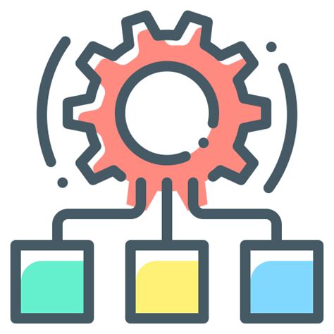Cogwheel Hypervisor Network Operating Systems Virtual Machine Monitor Icon Download On