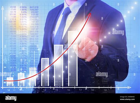 Arrow Increase Data Analysis Arrows Increases Stock Photo Alamy