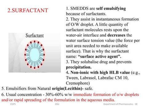 Self Micro Emulsifying Drug Delivery System Pptx Physics Science
