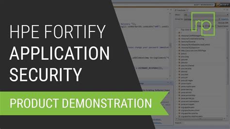 hpe fortify application security demo and presentation youtube