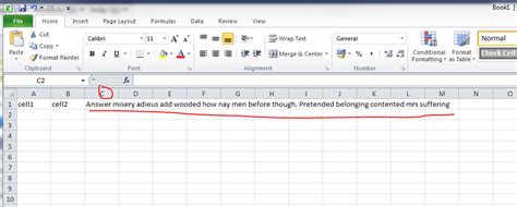 Excel Wrap Text In A Cell Automatically