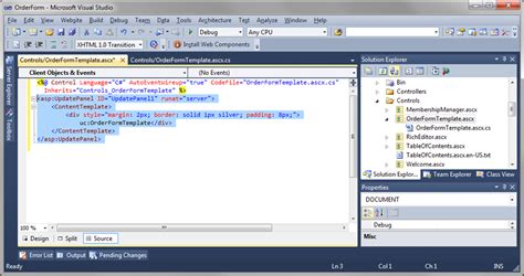 code on time custom form template defining template placeholder