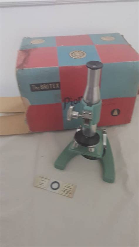 The Britex Pioneer Microscope Etsy