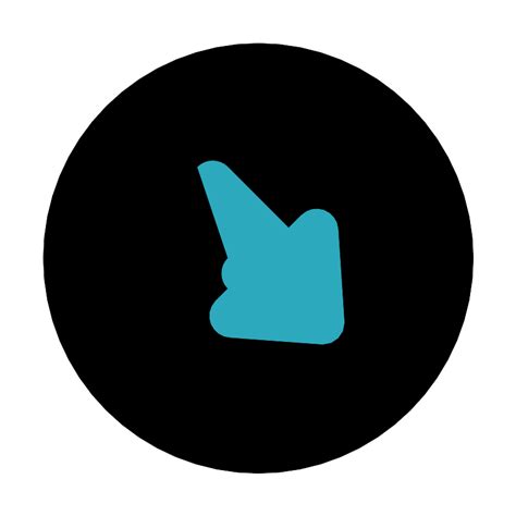 Right Down Direction Circle Vector Svg Icon Svg Repo