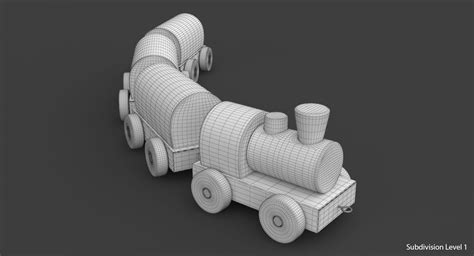 나무 기차 장난감 3d 모델 39 Dae Max Obj Fbx Free3d