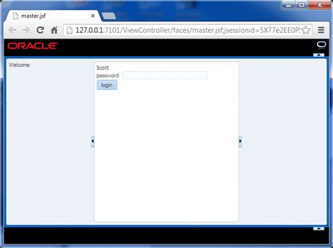 Oracle Jdeveloper C Tutorials Working With Bounded Task Flows Regions And Routers