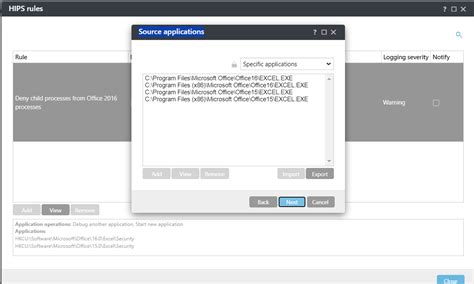 Policy To Excel Macros Blocking Eset Inspect On Prem Detection And Response Eset Security