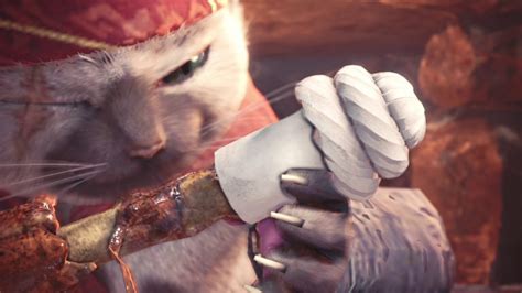 몬스터헌터 월드 고양이 식사 요리 장면 Youtube