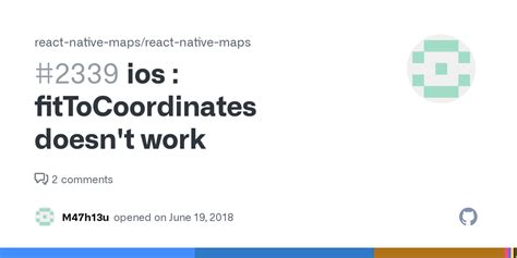 Ios Fittocoordinates Doesnt Work · Issue 2339 · React Native Mapsreact Native Maps · Github