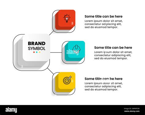 Modèle Dinfographie Avec Icônes Et 3 Options Ou étapes Carrés Isométriques Peut être Utilisé