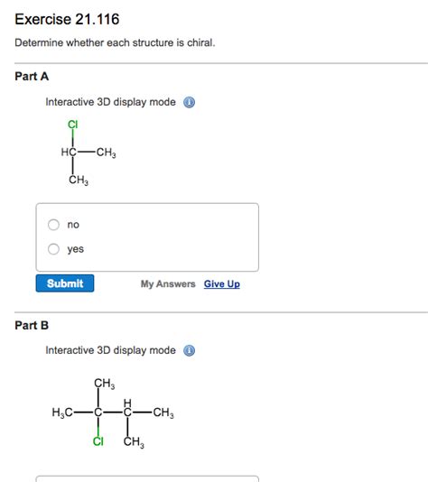 Solved Exercise 21 116 Determine Whether Each Structure Is Chegg Com