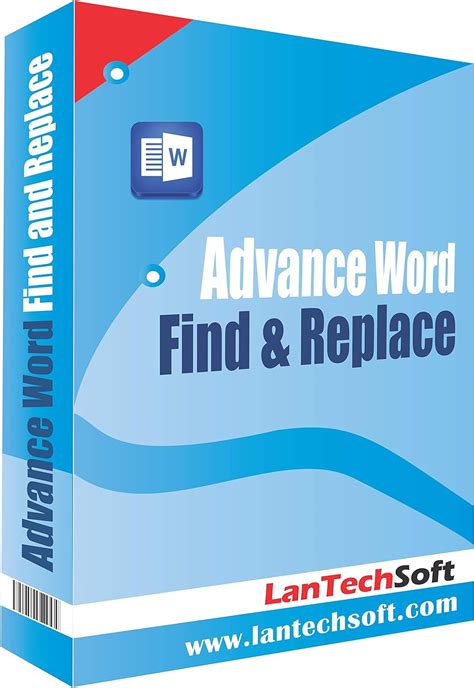 Lantech Soft Word Find And Replace Software 1 Pc 1 Year Cd