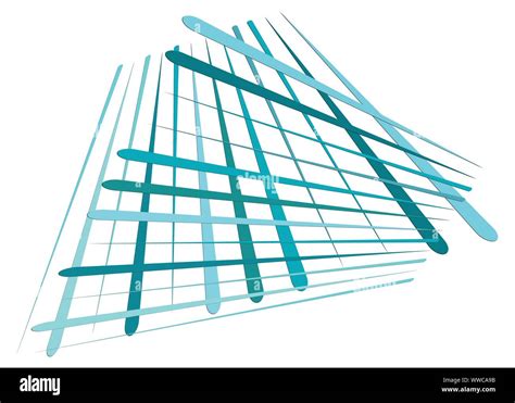 Grid Mesh With Dynamic Lines Intersecting Stripes Irregular Grating Lattice Texture