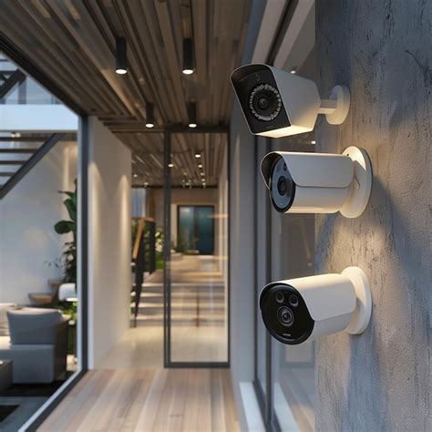 Smart Home Security With Interconnected Cameras Premium Ai Generated