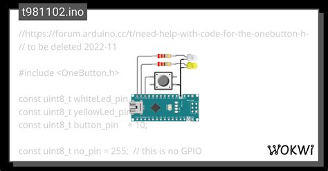 need help with code for the onebutton h library programming arduino forum
