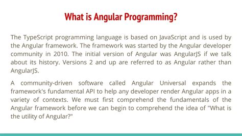 PPT What Is The Use Of Angular PowerPoint Presentation Free Download ID 11610416