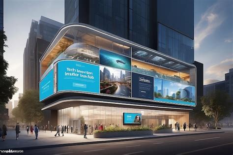 Premium Photo Tech Innovation Hub