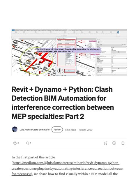 Revit Dynamo Python Clash Detection Pdf Autodesk Revit Building