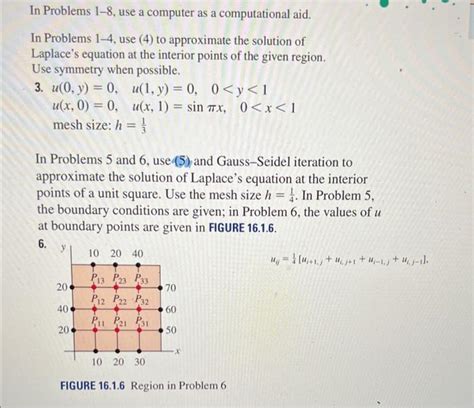 Solved In Problems Use A Computer As A Computational Chegg Com