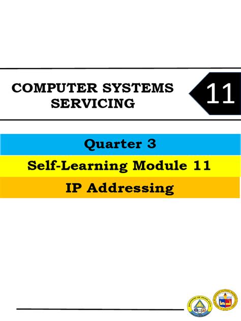 Computer Systems Servicing Quarter 3 Self Learning Module 11 Ip