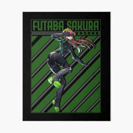 Futaba Sakura Girl Anime Character Game Art Board Print By Kauan8850