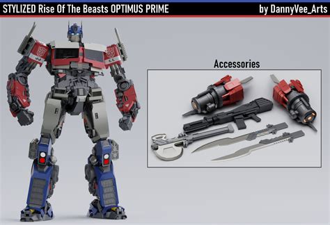 Blender 40 Stylized Rotb Optimus Prime Release By Danvishaykuarts