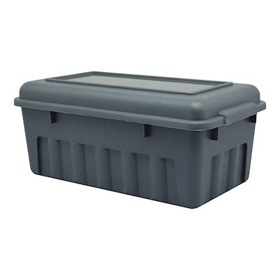 Zapatera Con Tapa 55 L Gris The Home Depot México Ventas A