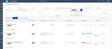 tag management for test cases in sap cloud alm sap community