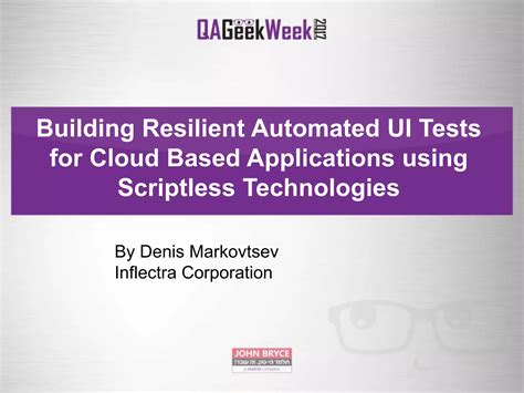 Building Resilient Automated Ui Tests For Cloud Applications Using