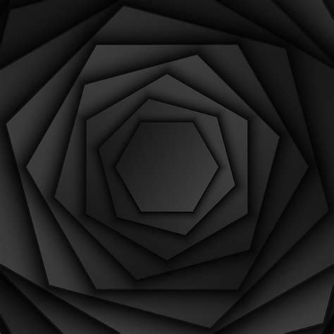 Premium Vector Abstract Black Hexagonal Overlap Layer Background Hexagon Shape Pattern Dark