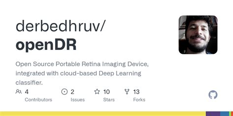 GitHub Derbedhruv OpenDR Open Source Portable Retina Imaging Device Integrated With Cloud