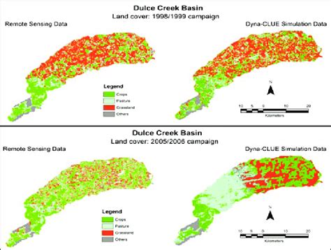 Simulation Results A Land Use Situation At The Start Of The