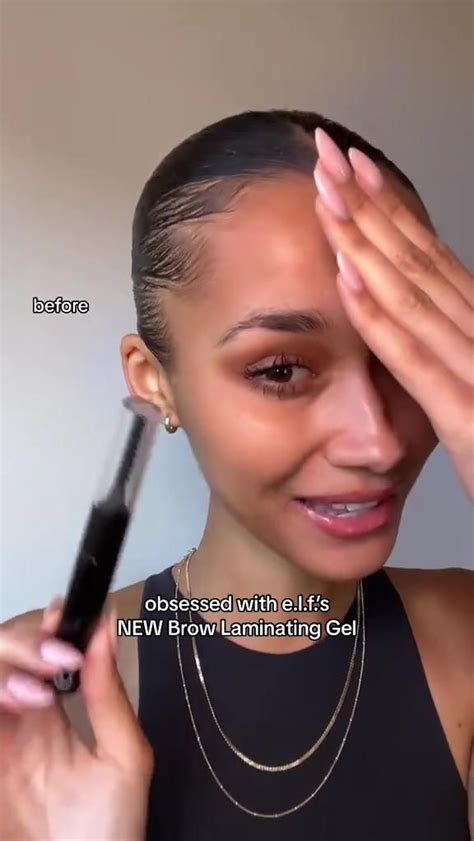 E L F Brow Laminating Gel Strong Hold Clear Drying And Water Resistant Brow Gel Creates