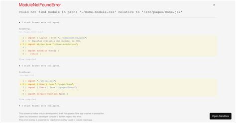 32 React Router Css Modules Template Forked Codesandbox